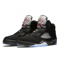 Jordans 5 black store